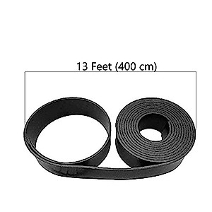 COSIN Boundary Marker, 13 Feet Magnetic Boundary Markers Strip Woks for Neato and Shark Robotic Vacuum Cleaner, Alternative Accessory Tapes with Sticker, Black