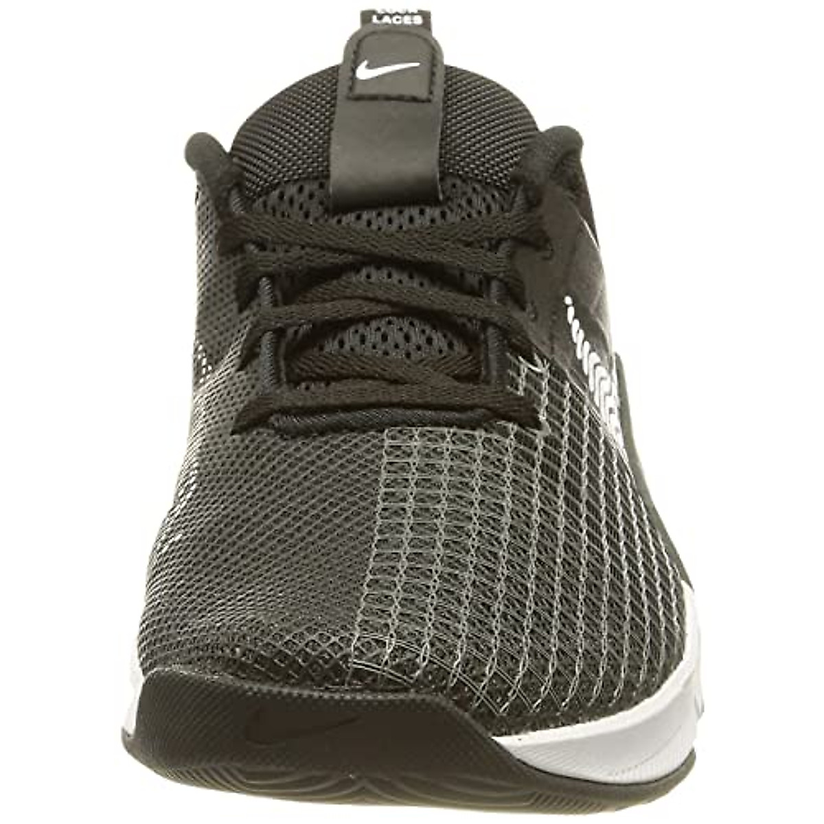 NIKE Women's Running Shoe, Black White Dk Smoke Grey Smok, 9.5