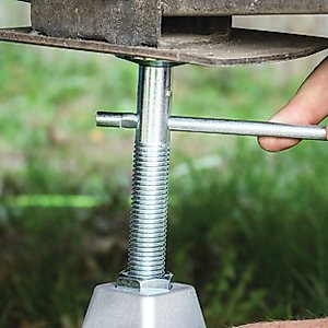 Dumble RV Stabilizer Jacks Camper Leveling Blocks 2-Pack – Heavy Duty Leveling Blocks for Trailer, Camper, Motorhome