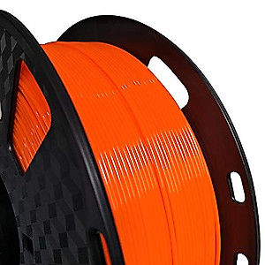 CC3D Orange PETG Filament 1.75 mm 1KG 3D Printer Filament 2.2LBS Spool 3D Printing Materials Fit Most FDM Printer Easy to Print Orange Color
