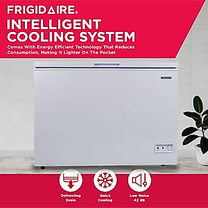 FRIGIDAIRE EFRF1049AMZ6COM RFRF1049 RCA Cubic Foot Chest Freezer, 10 cu ft, White