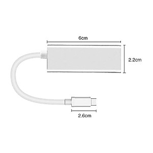 XUNMAIFHB Portable Docking Station, Type-C to RJ45 Gigabit LAN Notebook Desktop Universal USB Cable Adapter Fast Transmission