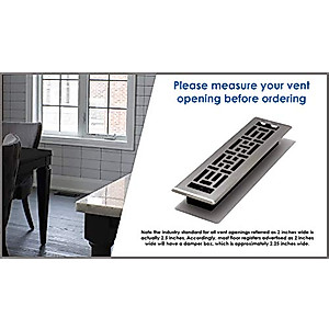 Decor Grates SPH212-A Décor Design Floor Register, 2x12