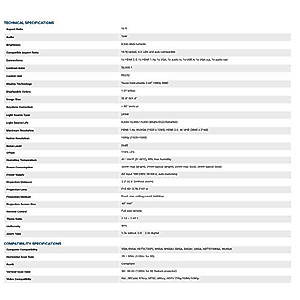Optoma EH412 1080P HDR DLP Professional Projector | Super Bright 4500 Lumens | Business Presentations, Classrooms, and Meeting Rooms | 15000 Hour Lamp Life | 4K HDR Input | Speaker Built in , White