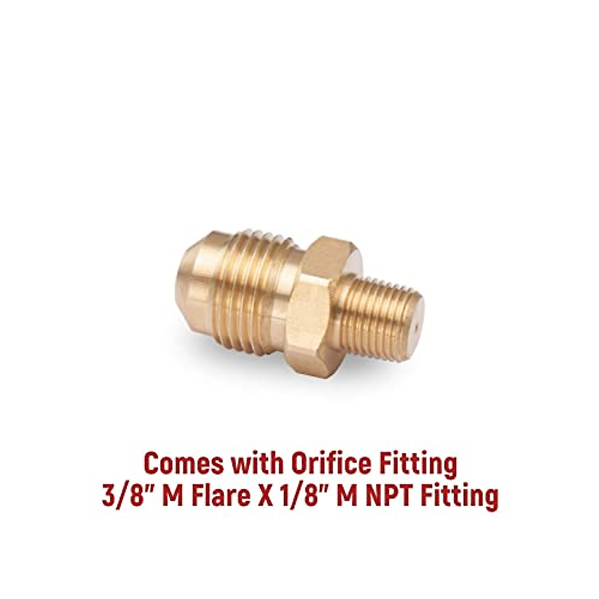 SHINESTAR a Propane Tank Gauge for 5-40lb LP Tank, and 0-20 PSI Adjustable Propane Regulator with Hose (4FT), Perfect for Turkey Fryer, Grill, Gas Burner, Fire Pit, Orifice Connector Included