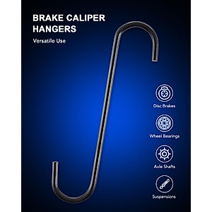 Orion Motor Tech Disc Brake Pad and Caliper Service Tool Kit | Professional Disc Brake Caliper Compression Tool Kit | Universal Disc Brake Caliper and Piston Wind Back Tool Set with Case