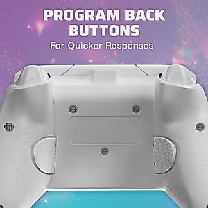 PDP Gaming REMATCH Advanced Wired Controller for Xbox Series X|S/Xbox One/PC, Customizable, App Supported - Frosted Diamond (Amazon Exclusive)