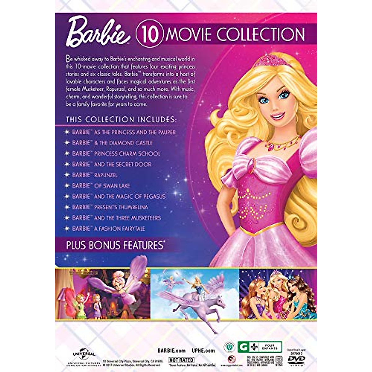 Barbie: 10-Movie Classic Princess Collection [DVD]