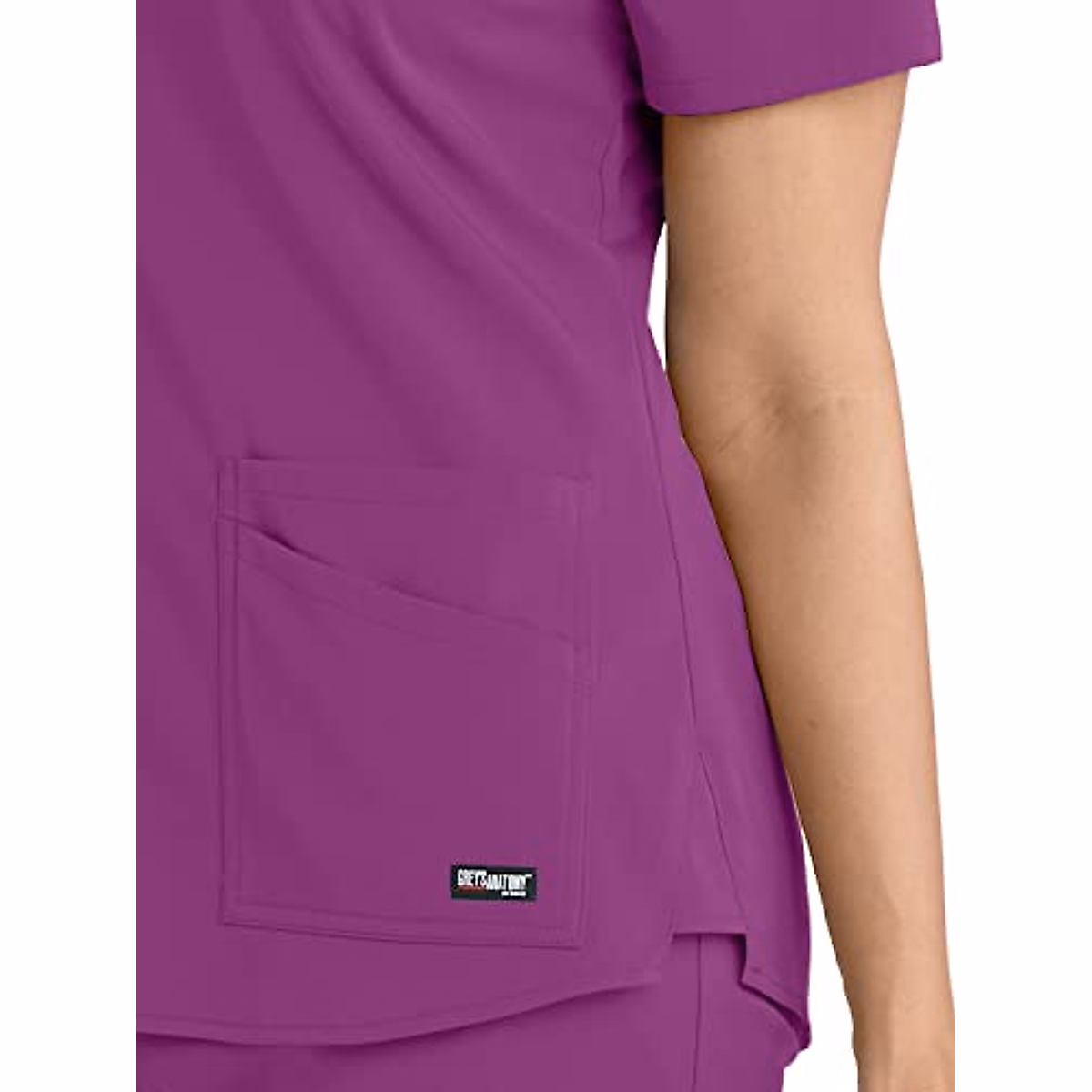 BARCO Grey's Anatomy Stretch GRST011 Women's Emma Scrub Top Bright Iris S