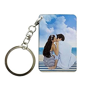 1.6×2.4ich Personalized Custom Keychain Print Logo Photo Picture Key Chains Holder 4×6cm