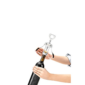 shengshi Wine Opener Zinc Alloy Premium Wing Corkscrew Wine Bottle Opener With Multifunctional Bottles Opener