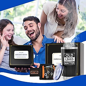 DechoBovin 20 oz Tumbler Mug with Lid,Gifts For Him Birthday Gifts For Men Who Have Everything Insulated Travel Coffee Mug Double Wall Stainless Magnetic Wristband Gifts from Daughter