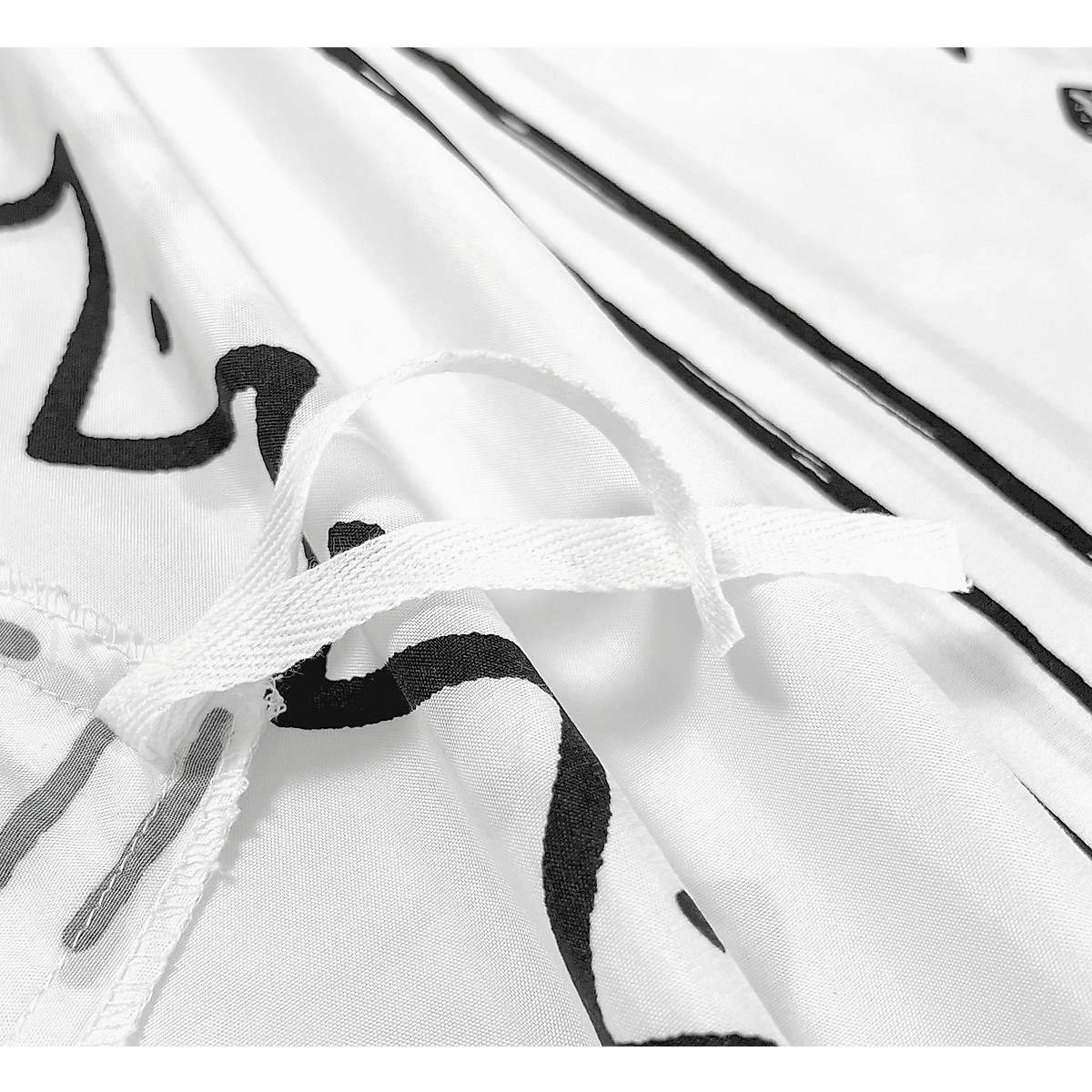 Marina Decoration Ultra Soft Silky Zipper Rich Printed Rayon Derived from Bamboo All Season 2 Pieces Duvet Cover Set with 1 Pillowcase, Simplify Modern Geometric Pattern Twin/Single Size