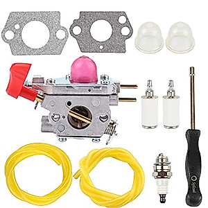 C1U-W43 Carburetor w Fuel Filter for Poulan Weedeater BVM200FE Leaf Blower Craftsman 358794770 358794780 358794765 358794774 358794773 944518250 944518252 358794700 545081857