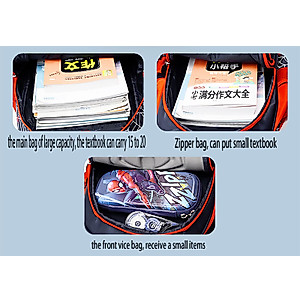 TUDERE 3D cartoon backpack waterproof lightweight schoolbag boys and girls models