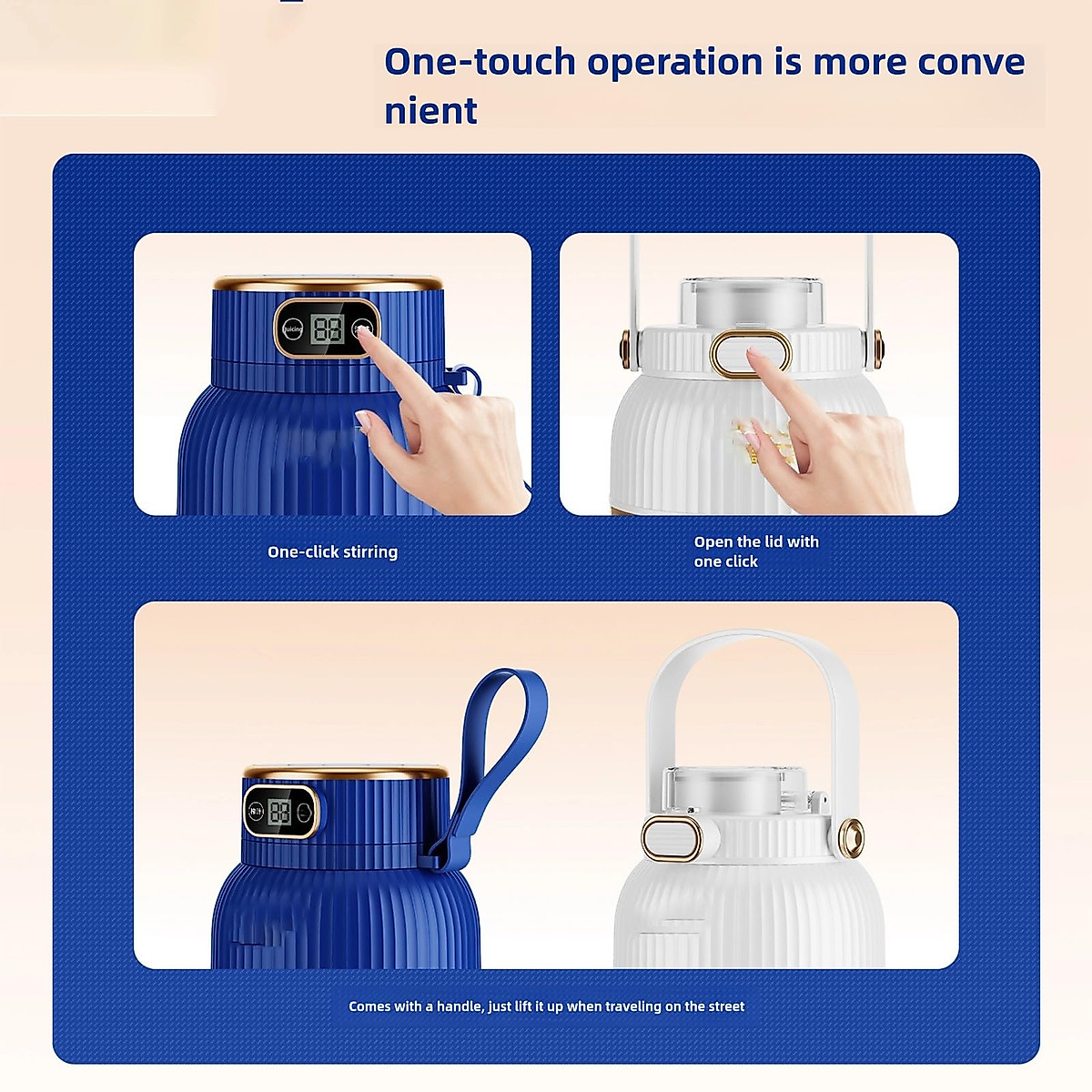 Ovidian Juicer Cup, Ovidian Multifunctional Portable Juicer Cup, The Ovidian Portable Juicer Cup, Ton Bucket Juicer Wireless Large Capacity Portable Juice Cup Juice Crusher (Green, 600ML)