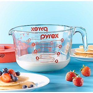 Pyrex Glass Measuring Cup Set (8-Cup, Microwave and Oven Safe )