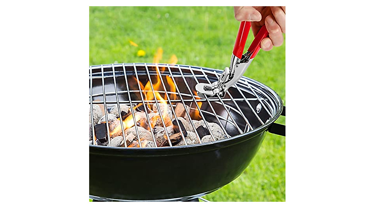 PIQUEBAR Grill Grate Lifter Set for Charcoal Grills | Big Green Egg ...