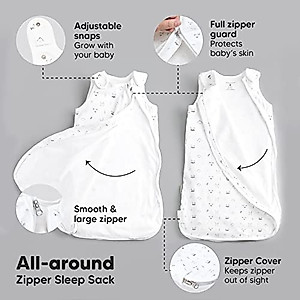 KeaBabies Baby Sleep Sack 6-12/12-18 Months - Organic Cotton Wearable Blanket Swaddle Sack, Baby Swaddle Blanket, Toddler Sleeping Sack, Transition Sleep Sacks, Baby Sleeping Bag (M (6-18M), KeaStory)