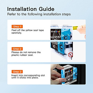 E-Z Ink (TM Compatible Ink Cartridge Replacement for Brother LC51 LC-51 LC51BK LC51C LC51M LC51Y Compatible with MFC-440CN MFC-465CN MFC-665CW Printer (6 Black, 3 Cyan, 3 Magenta, 3 Yellow) 15 Pack