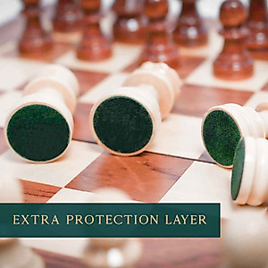 Nekko Premium Wooden Chess Sets for Adults & Kids, Handcrafted Polished Wooden Chess Pieces, 12 Inch Foldable Chess Board, Easy Carry Wooden Chess Set