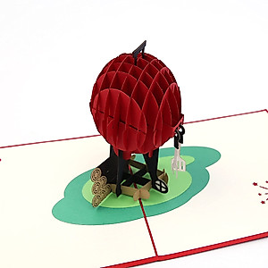 Liif BBQ Steak And Grill Barbecue Fathers Day Pop Up Card, 3D Greeting Card for All Occasions, Happy Birthday Card For Dad, Father, Husband, Boyfriend, Chef, Thank You, Retirement Card