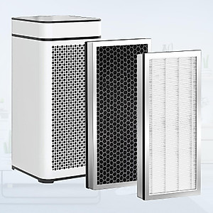 Replacement Filter 2 Pack Compatible with 40 Series Air Purifier,3-in-1 Filters, Contains H13 HEPA & Activated Carbon