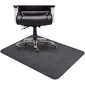 Dinosaur Hard Floors Chair Mat, 1/6" Thick 36"X 48" Wood/Tile Protection Mat for Office & Home, Multi-Purpose Anti-Slip Desk Chair Mat(36"X 48",Dark Gray)