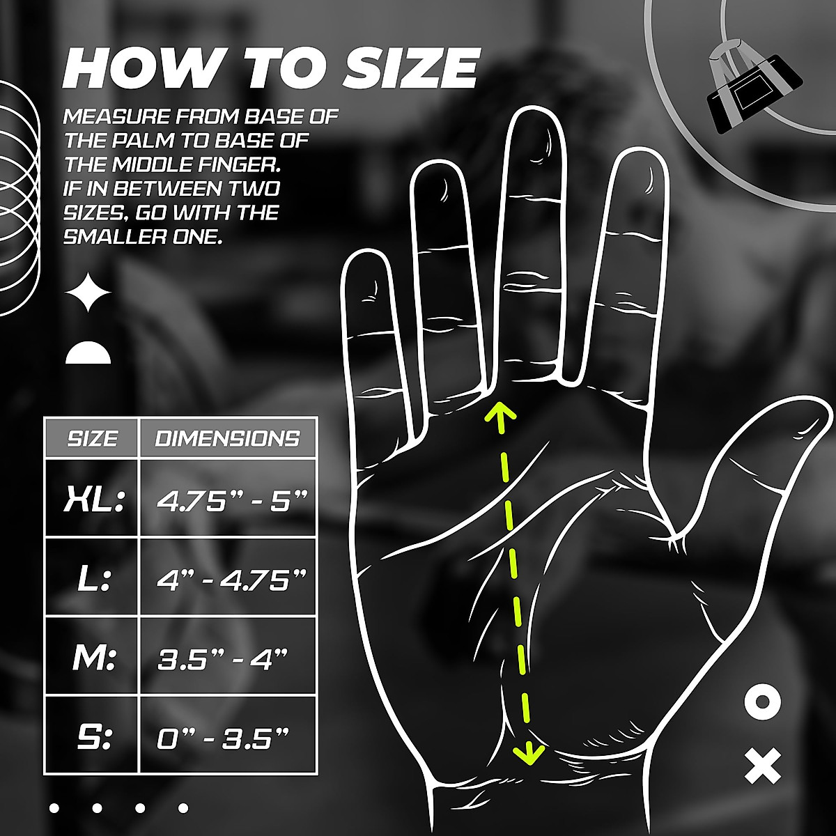 JerkFit WODies Black 3 Hole Gymnastics Grips with Wrist Support (Large) - Latex Free Elastic Pull Up Grip for Cross Training, WODs, Weightlifting - Workout Grips for Men and Women for Palm Protection