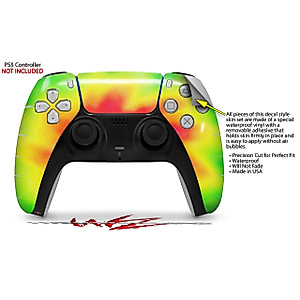 WraptorSkinz Skin Wrap compatible with Sony PS5 DualSense Controller Tie Dye (CONTROLLER NOT INCLUDED)