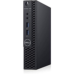 Dell OptiPlex 3060 Tiny Computer Micro Tower PC, Intel Core i5-8500T Processor, 16GB DDR4 Ram, 512GB NVMe SSD, Display Port, HDMI, Wi-Fi, Wireless Keyboard & Mouse, Windows 10 Pro (Renewed)