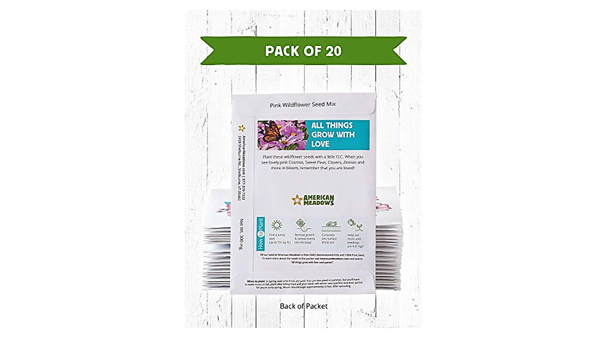Wildflower Seed Packets for Memorable Favors | American Meadows