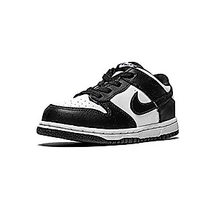 Nike Toddler Dunk Low TD CW1589 100 Black/White - Size 4C