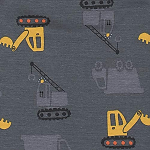GerberBaby BoysToddler Snug Fit 4-Piece Pajama SetDump Truck Grey2T