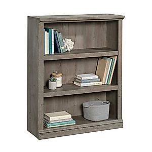 Sauder Miscellaneous Bookcase, L: 35.28" x W: 13.23" x H: 43.78", Mystic Oak finish