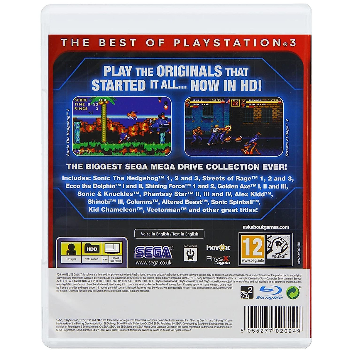 Sega Mega Drive Ultimate Collection Essentials (PS3)