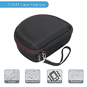 LTGEM Hard Headphones Case for Sony MDR7506 Professional Large Diaphragm Headphone - Travel Carrying Storage Bag