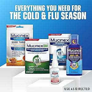 Mucinex Sinus-Max Nasal Spray Decongestant, 12 Hour Over-The-Counter Medication Nose Spray for Sinus Relief, Nasal Decongestants For Adults & Sinus Congestion, Cooling Menthol, 0.75 Fl Oz (Pack of 3)