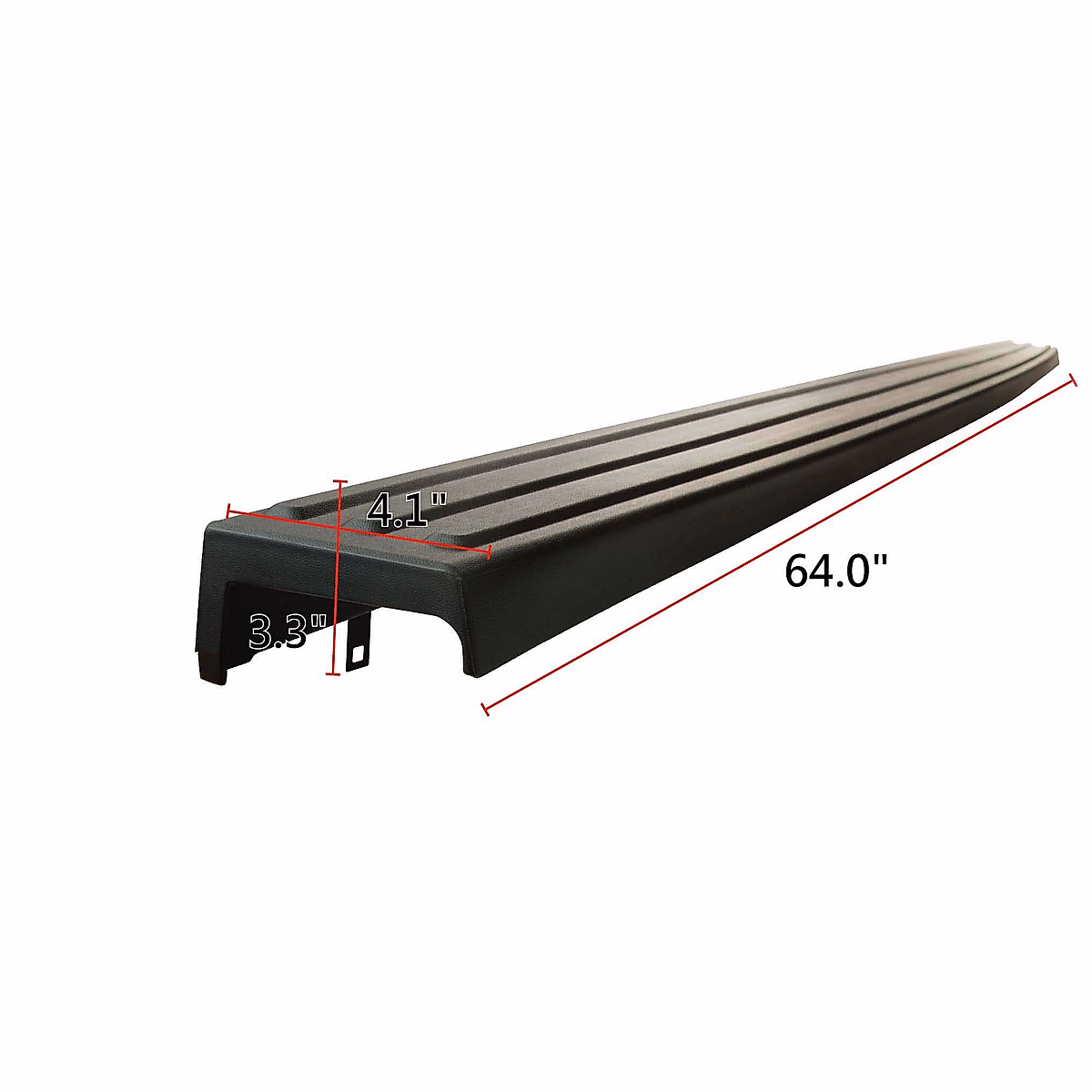 Dependable Direct Replacement Rear Black Tailgate Molding Cap for 2009-2014 Ford F-150 FO1904107 (2009-2014)