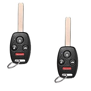BESTHA 2 Key Fob Replacement KR55WK49308 for Honda Accord 2008 2009 2010 2011 2012 Pilot 2009 2010 2011 2012 2013 2014 2015 Keyless Entry Remote Uncut Head Control