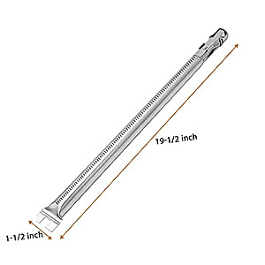 KEESHA 62752 Burner Tubes for Weber Genesis 300 E310 S310 E320 S320 E330 EP310 Grill - 19.5 inch Stainless Steel Genesis Grill Burner