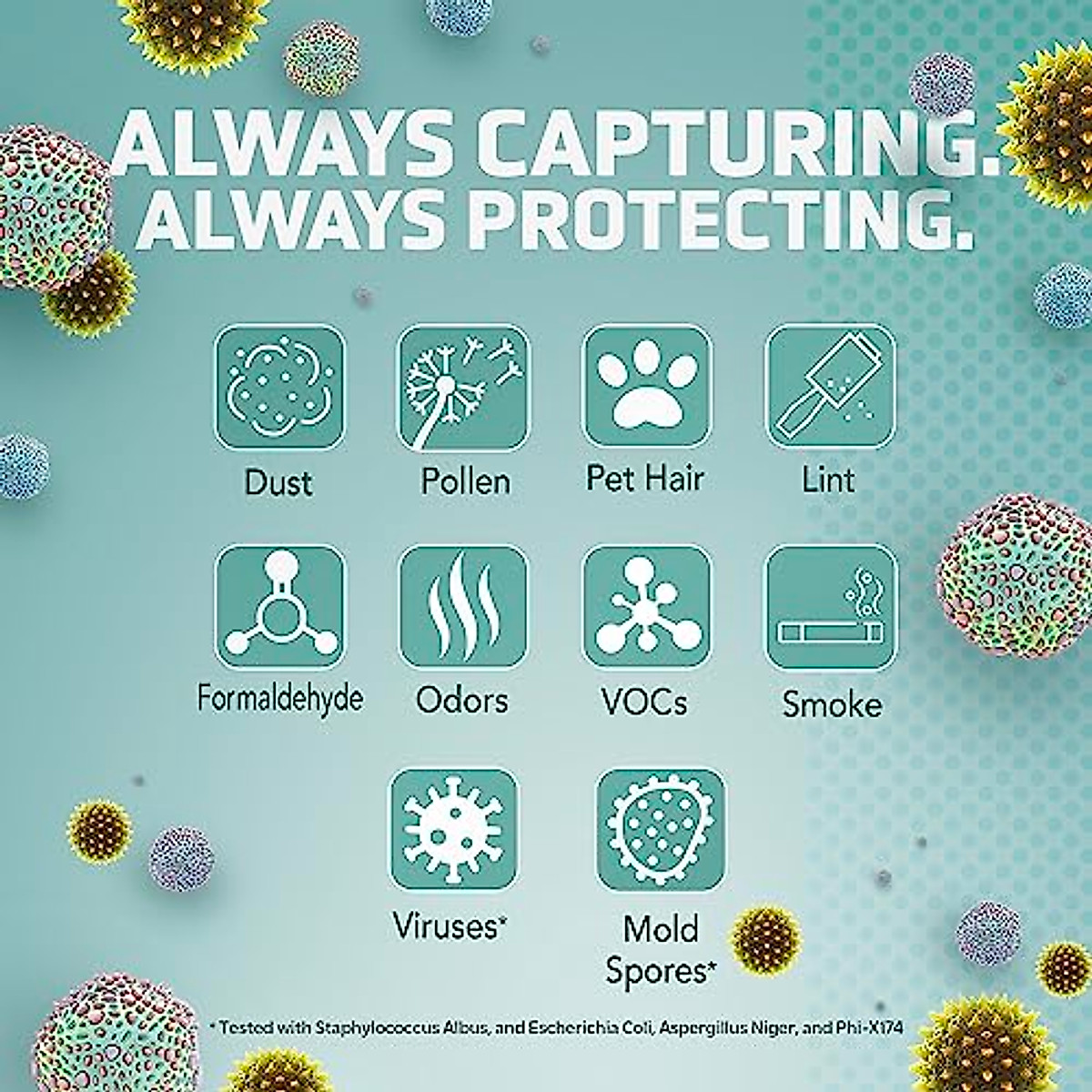 Germ Guardian AirSafe+ Intelligent Air Purifier with 360° HEPA 13 Filter, Captures 99.97% of Pollutants, Wildfire Smoke, Large Rooms, Air Quality Sensor, UVC Light, Zero Ozone Verified, White AC3000W