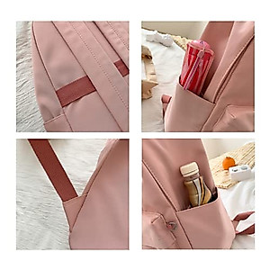 taimowei Kawaii Middle School Cute Bookback Large Capacity College Aesthetic Backpack for Teen Girls (Orange)