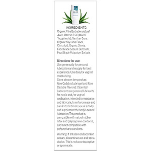 Aloe Cadabra Variety Pack Personal Lubricant, Travel Bundle, Organic Aloe Lube for Men, Women, and Couples, Non-Staining, pH Balanced (Naked Strawberry, Orange Cream, Key Lime Pie, 3 Pack, 2.5 Ounces)