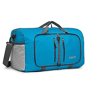 G4Free 40L 65L Foldable Duffel Bag Water Resistant Carry On Tote Bag Lightweight Packable Duffel Bag for Travel Overnight Weekender Bag for Men Women
