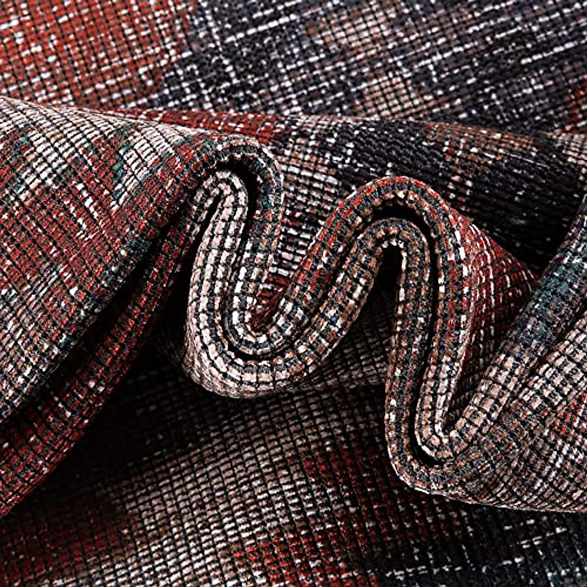 Rugs.com Sisu Collection Washable Rug – 2' x 3' Rust Red Flatweave Rug Perfect for Entryways, Kitchens, Breakfast Nooks, Accent Pieces