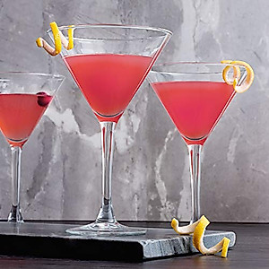 Luminarc Cachet 10 Ounce Martini 4-Piece Set, 4 Count (Pack of 1), Clear