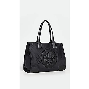 Tory Burch Women's Ella Mini Tote, Black, One Size