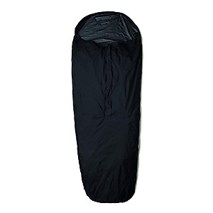 Snugpak Special Forces Bivvi Bag, Emergency Survival Bivy with Half Length Center Zip, Black