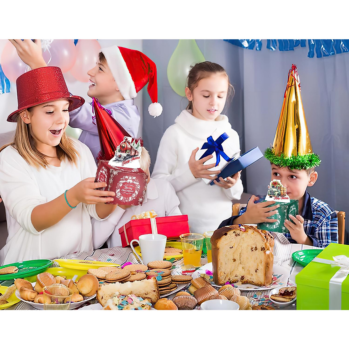 ysmile Christmas Money Box for Cash Gift, Surprise Pull Money Box for Kid Adult, Holiday Xmas Funny Gift Box